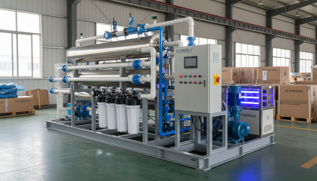 Industrial Efficiency with a Reverse Osmosis Water System for Purified Water - Ocpuritech ...